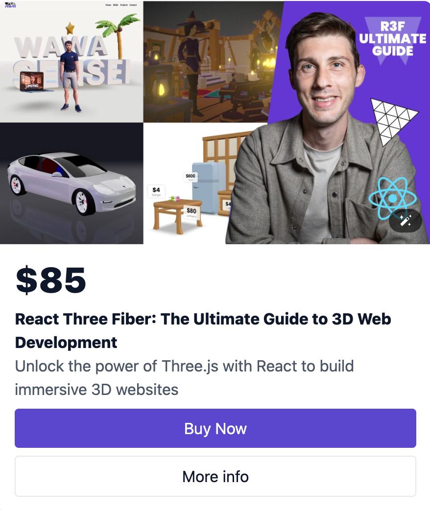 React Three Fiber The Ultimate Guide to 3D Web Development-夸克资源吧-海量夸克网盘资源!